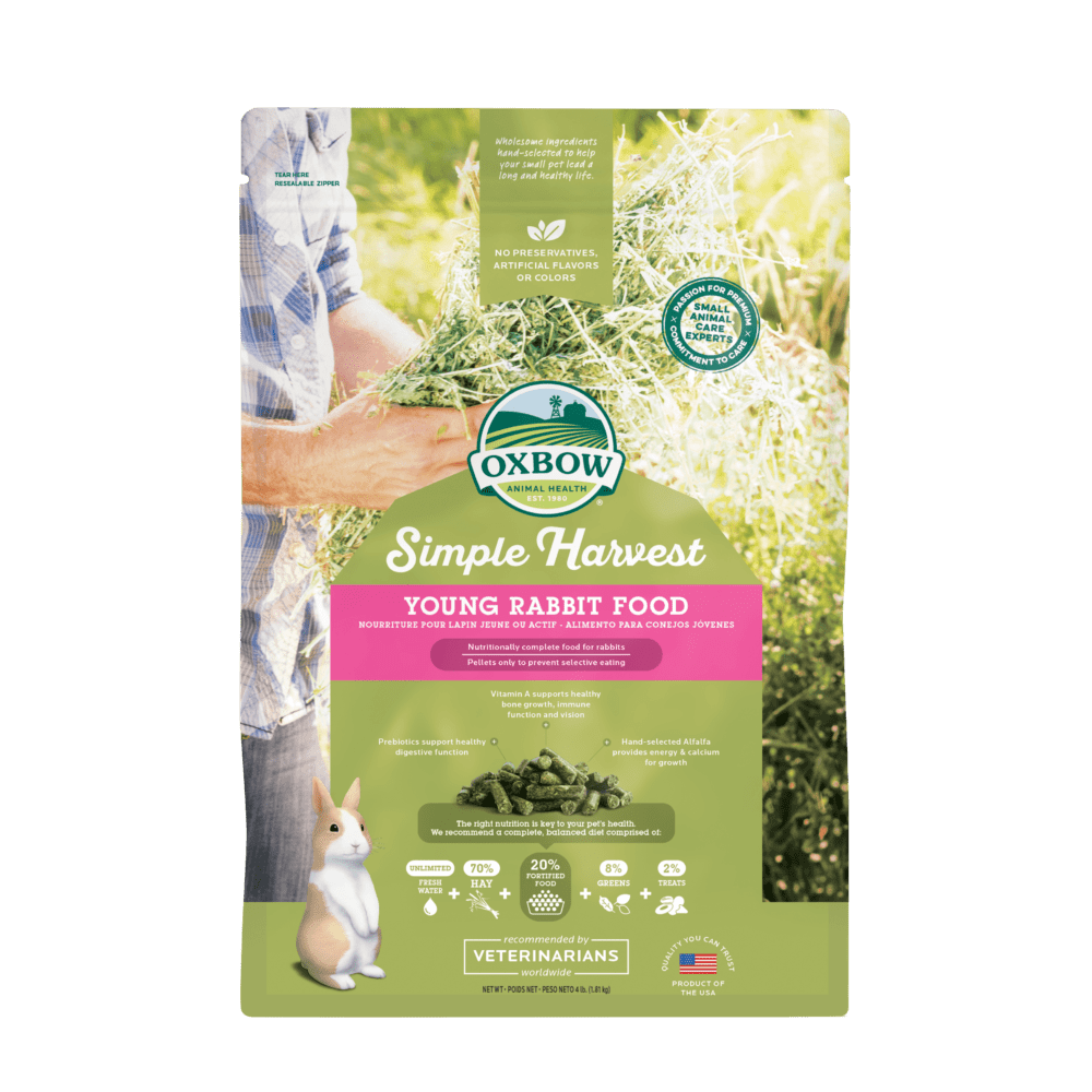 Simple Harvest Young Rabbit Food - Oxbow Animal Health